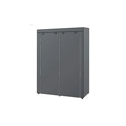 M&ouml;bel Kraft Stoffschrank grau Ma&szlig;e (cm): B: 140 H: 174 &raquo; M&ouml;bel Kraft