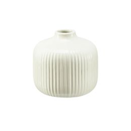 HOME STORY Vase creme Dolomite Ma&szlig;e (cm): H: 10 &Oslash;: 10.5 &raquo; M&ouml;bel Kraft