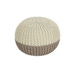 CS Schmal como Strickpouf silber Ma&szlig;e (cm): H: 35 &Oslash;: 50.0 &raquo; M&ouml;bel Kraft