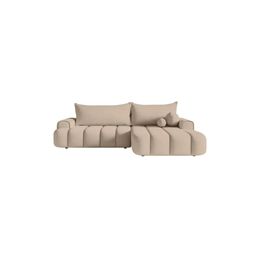 Selsey Ecksofa mit Schlaffunktion Dandelino beige Ma&szlig;e (cm): B: 275 H: 80 &raquo; M&ouml;bel Kraft