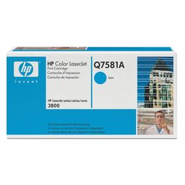 HP Color Laserjet Toner Q7581A cyan