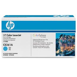 HP Color Laserjet Toner CE261A cyan - reduziert