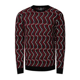 Rusty Neal Pullover Herren Gr&ouml;&szlig;e S rot / schwarz / wei&szlig;
