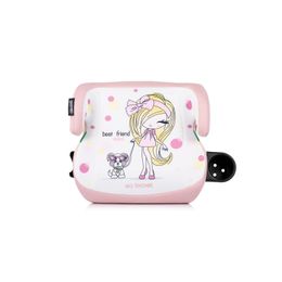 Chipolino Kindersitzerh&ouml;hung Go Boost i-Size (125-150cm) Getr&auml;nkehalter waschbar rosa