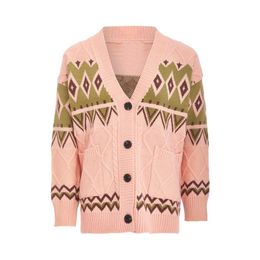 Tanuna Knit Cardigan female Pink size M