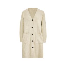 Tanuna Strickjacke Damen Gr&ouml;&szlig;e M creme