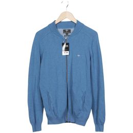 Fynch-Hatton Strickjacke Herren Gr&ouml;&szlig;e XL Second Hand blau