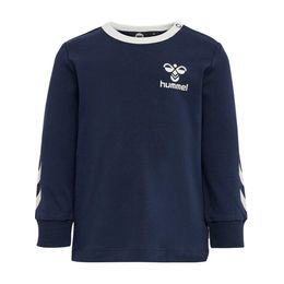 Hummel Shirt ' MAULE ' Jungen Gr&ouml;&szlig;e 74 blau / wei&szlig;