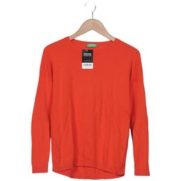 United Colors Of Benetton Pullover Damen Gr&ouml;&szlig;e XS Second Hand orange