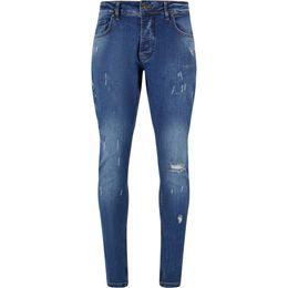 2Y Premium Jeans Herren Gr&ouml;&szlig;e 30 blue denim / wei&szlig;