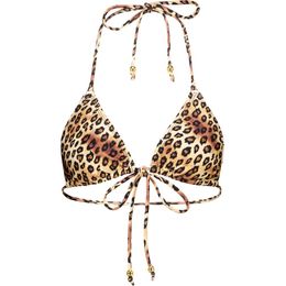 alife and kickin alife & kickin Bikinitop 'ChupaAK B' Damen Gr&ouml;&szlig;e 75 beige / braun / schwarz