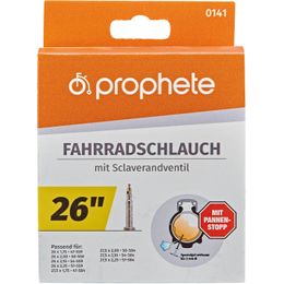 Fahrradschlauch Prophete "Fahrradschlauch", schwarz, Fahrradschl&auml;uche, 48mm, Sclaverandventil (SV), 26 Zoll (66,04cm)