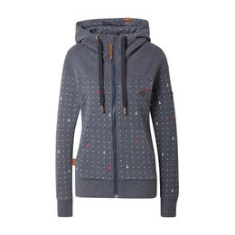 alife and kickin alife & kickin Sweatjacke 'PalinaAK B' Damen Gr&ouml;&szlig;e XXL dunkelblau / grenadine / wei&szlig;