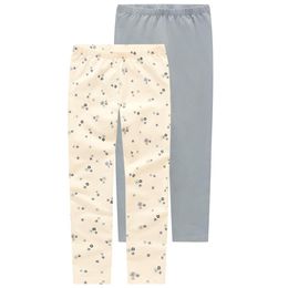 Topolino 2 M&auml;dchen Leggings mit Bl&uuml;mchen