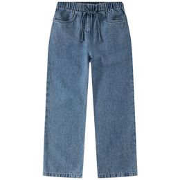 Topolino M&auml;dchen Wide-Leg-Jeans mit Elastikbund