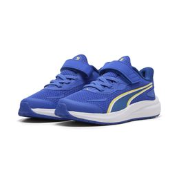Sneaker Puma "Skyrocket 2 Sneakers Kinder", Damen, Gr. 28, royal sapphire wei&szlig; blau, Obermaterial: Textil, Synthetik; Futter: Textil; Innensohle: Textil; Laufsohle: Gummi, Synthetik, Schuhe Sneaker