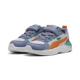 Sneaker Puma "X-Ray 3 Sneakers Kinder", Kinder, Gr. 29, feather gray melon glow sky vibrant gr&uuml;n orange, Obermaterial: Synthetik, Textil; Futter: Textil; Innensohle: Textil; Laufsohle: Gummi, Schuhe Sneaker