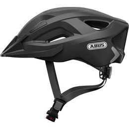 Fahrradhelm Abus "ADURO 2.0" Gr. S, schwarz (velvet schwarz), Helme, S Kopfumfang: 51cm - 55cm