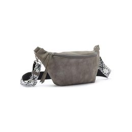 Vivance Bauchtasche 'Umh&auml;ngetasche, H&uuml;fttasche, Crossbody Bag, G&uuml;rteltasche' grau Gr. f&uuml;r Damen. Mit Haken, Stickerei, Logopr&auml;gung, 