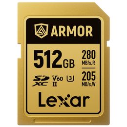 Lexar SDXC Pro Gold Series ARMOR UHS-II 512GB V60