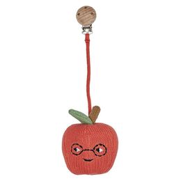 OYOY mini Schnullerkette "Yummy Apple" in Rot - 35% | Baby-schnullerketten