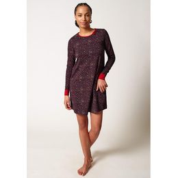 Skiny Nachthemd in Aubergine/ Rot - 54% | Gr&ouml;&szlig;e 36 | Damen-loungewear