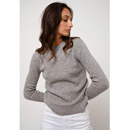AUTHENTIC CASHMERE Kaschmir-Pullover "Bella" in Grau - 62% | Gr&ouml;&szlig;e M | Damen-pullover-cardigans
