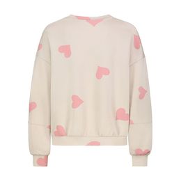 Sublevel Sweatshirt in Beige/ Rosa - 55% | Gr&ouml;&szlig;e M/L | Damen-sweatshirts-jacken