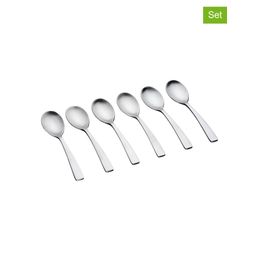 Bj&ouml;rn 6er-Set: Edelstahl-Kaffeel&ouml;ffel "Oglu" - (L)12 cm - 54% | Gedeckter-tisch