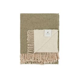 Lanerossi Wohndecke in Creme/ Khaki - (L)180 x (B)130 cm - 54% | Decken