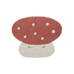 OYOY mini Spieldecke "Mushroom" in Creme/ Rot - (L)120 x (B)98 cm - 63% | Baby-spieldecken