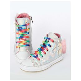 Denokids Sneakers "Unicorn" in Silber/ Bunt - 72% | Gr&ouml;&szlig;e 34 | Kindersneakers