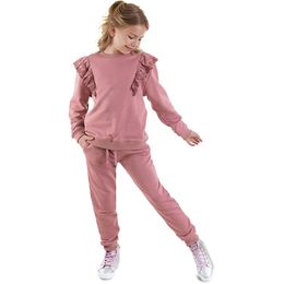 Denokids 2tlg. Outfit in Rosa - 68% | Gr&ouml;&szlig;e 116 | Kinder-sweatshirts-jacken