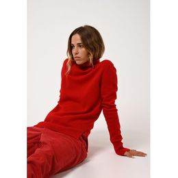 AUTHENTIC CASHMERE Kaschmir-Rollkragenpullover "Fornet" in Rot - 68% | Gr&ouml;&szlig;e L | Damen-pullover-cardigans