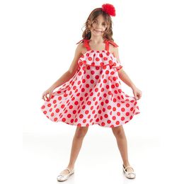 Denokids Kleid "Red Dots" in Rot - 72% | Gr&ouml;&szlig;e 104 | Kinderkleider