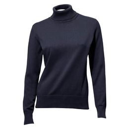 Heine Rollkragenpullover in Dunkelblau - 36% | Gr&ouml;&szlig;e 42 | Damen-pullover-cardigans