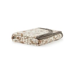 Lanerossi Wolldecke "Camouflage" in Braun/ Beige - (L)250 x (B)220 cm - 56% | Decken