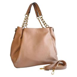 ORE10 Leder-Shopper in Rosa - (B)27 x (H)45 x (T)15 cm - 77% | Damen-taschen