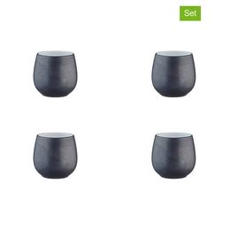 Bj&ouml;rn 4er-Set: Becher "Gourmet" in Schwarz/ Wei&szlig; - 400 ml - 63% | Gedeckter-tisch