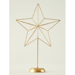 Bella Maison Dekoobjekt mit LED-Beleuchtung in Gold - (B)30 x (H)46 x (T)11 cm - 24% | Lichterketten-dekobeleuchtung