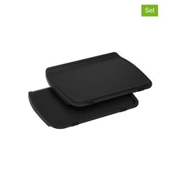 Tefal 2er-Set: Grillplatten "Optigrill" in Schwarz - 48% | Kuechengeraete