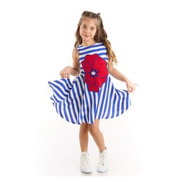 Denokids Kleid "Poppy" in Blau/ Wei&szlig; - 61% | Gr&ouml;&szlig;e 110 | Kinderkleider