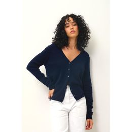AUTHENTIC CASHMERE Kaschmir-Cardigan "Chalais" in Dunkelblau - 58% | Gr&ouml;&szlig;e L | Damen-pullover-cardigans