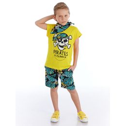 Denokids 3tlg. Outfit in Gelb/ Blau - 71% | Gr&ouml;&szlig;e 122 | Kinder-oberteile