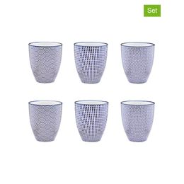 Bj&ouml;rn 6er-Set: Becher "Dark" in Dunkelblau - 300 ml - 65% | Gedeckter-tisch