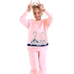 Denokids 2tlg. Outfit in Rosa - 63% | Gr&ouml;&szlig;e 122 | Kinder-sweatshirts-jacken