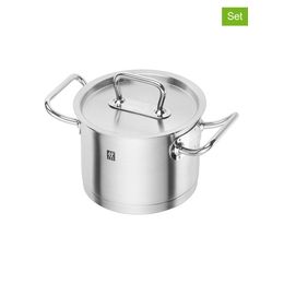 Zwilling 2tlg. Set: Edelstahl-Kochtopf "Pro S" - &Oslash; 16 cm - 70% | Kochgeschirr