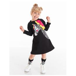 Denokids Kleid "Unicorn Zebra" in Schwarz - 56% | Gr&ouml;&szlig;e 116 | Kinderkleider