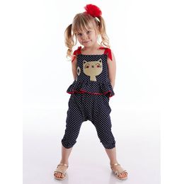Denokids Jumpsuit "Cat" in Dunkelblau - 67% | Gr&ouml;&szlig;e 104 | Kinderhosen