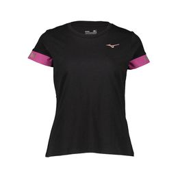 Mizuno Shirt in Schwarz/ Pink - 60% | Gr&ouml;&szlig;e L | Damen-tops
